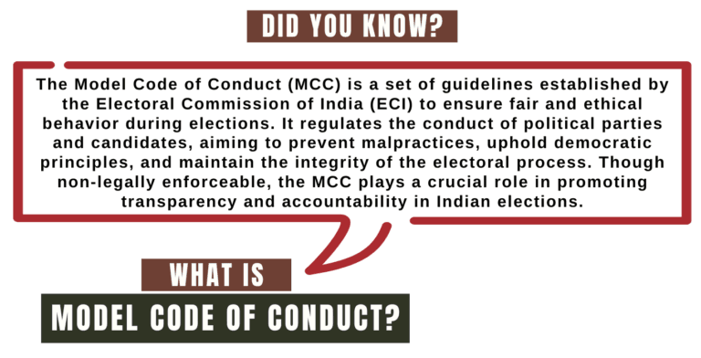 MODEL CODE OF CONDUCT: Behind the Scenes of Electoral Integrity - J.P ...